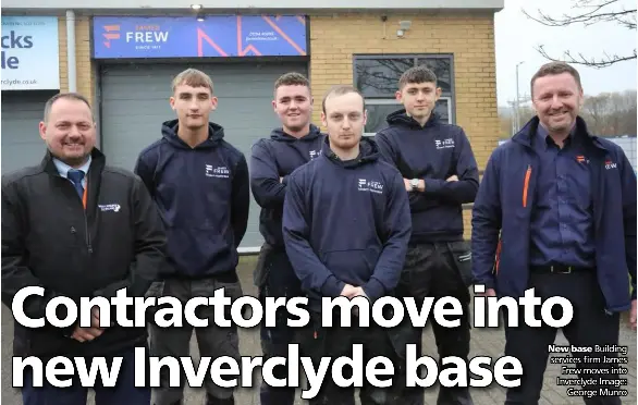 Contractor­s move into new Inverclyde base - PressReader