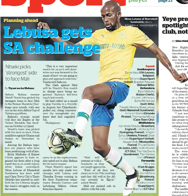 Lebusa gets SA challenge - PressReader
