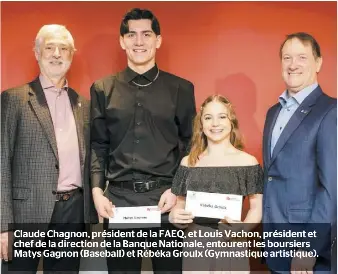 Programme de bourses Banque Nationale remet 126000$ - PressReader
