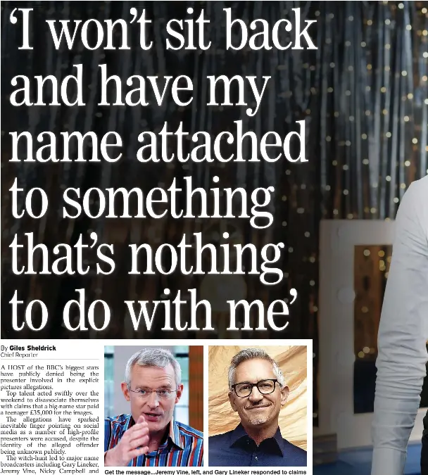 ‘I won’t sit back and have my name attached to something that’s nothing to do with me’ - PressReader