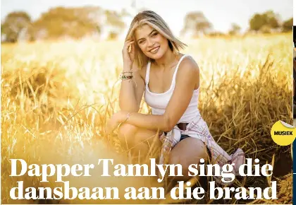 Dapper Tamlyn sing die dansbaan aan die brand - PressReader