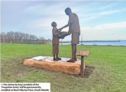 Sculpture honours WorldWar II hero - PressReader