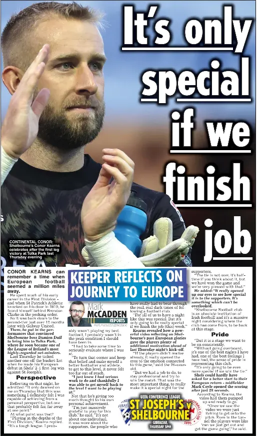 It’s only special if we finish job - PressReader