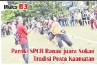 Paroki SPCR Ranau juara Sukan Tradisi Pesta Kaamatan - PressReader