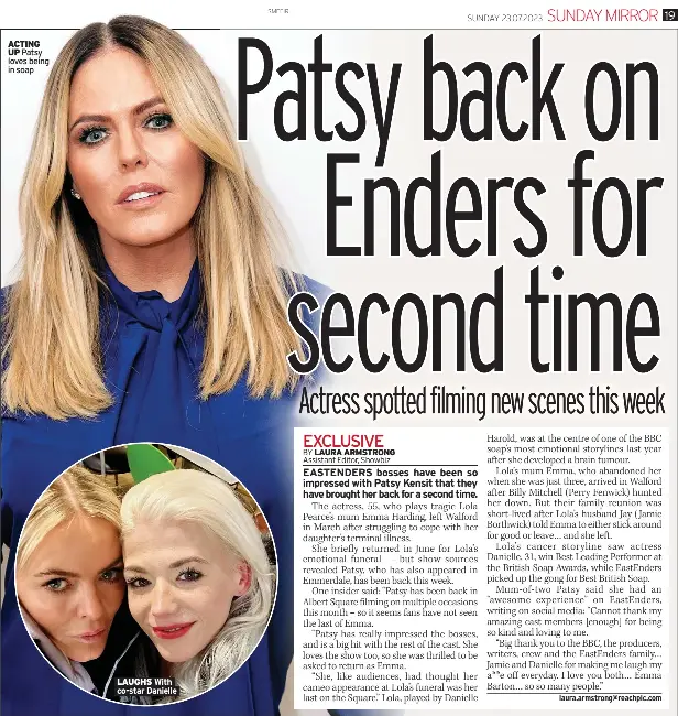 Patsy back on Enders for second time - PressReader