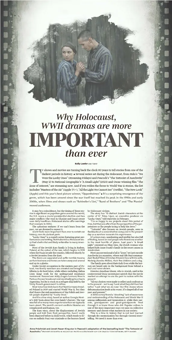 Why Holocaust, WWII dramas are more IMPORTANT than ever - PressReader