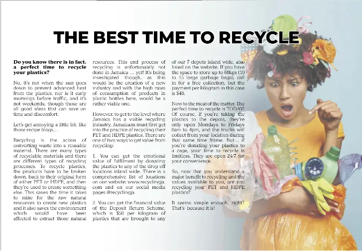 THE BEST TIME TO RECYCLE - PressReader