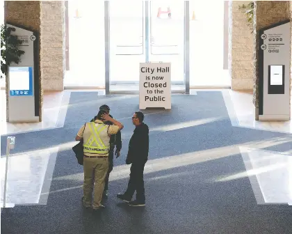 `Inobtrusiv­e' weapon check being considered for city hall: Corbould ...