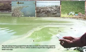 Harare continues dischargin­g 250m litres of raw sewage into Lake Chivero’ - PressReader