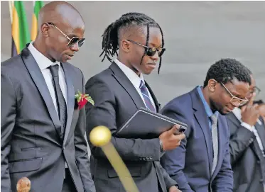 Mboweni’s son pays touching tribute to dad - PressReader