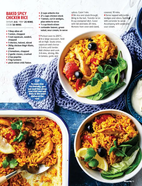 BAKED SPICY CHICKEN RICE - PressReader