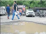 Leaking ceiling, waterlogge­d premises: Noida RTO office in dire need ...