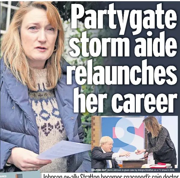 Partygate storm aide relaunches her career | Sunday Mail (UK ...