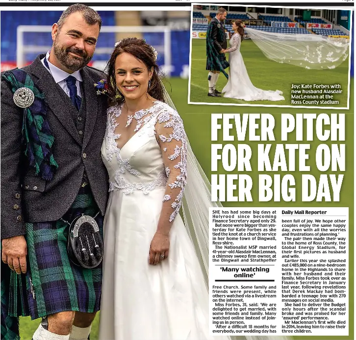 FEVER PITCH FOR KATE ON HER BIG DAY - PressReader