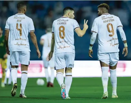 Al-Shabab close gap on second-place Al-Nassr after 3-2 win over Al ...