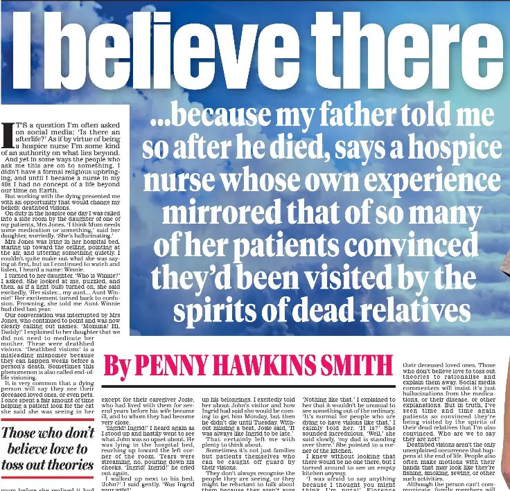 I believe there IS an afterlife - PressReader