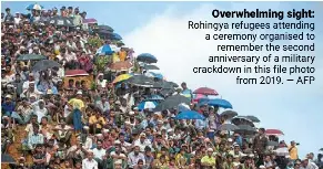 Fleeing Myanmar, Rohingya refugees recall the horror of war - PressReader