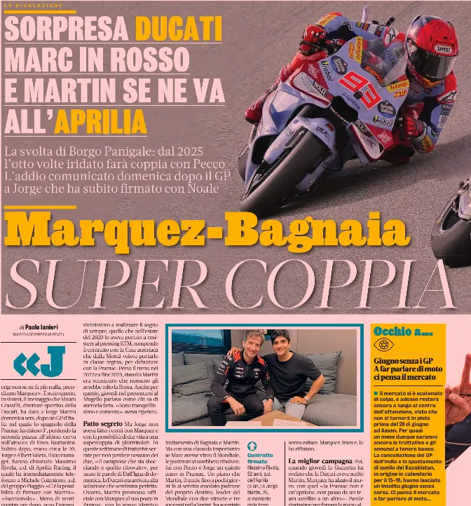 MarquezBag­naia SUPER COPPIA - PressReader