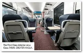 More seating as GA reveals interior of new ‘745/0s’ - PressReader
