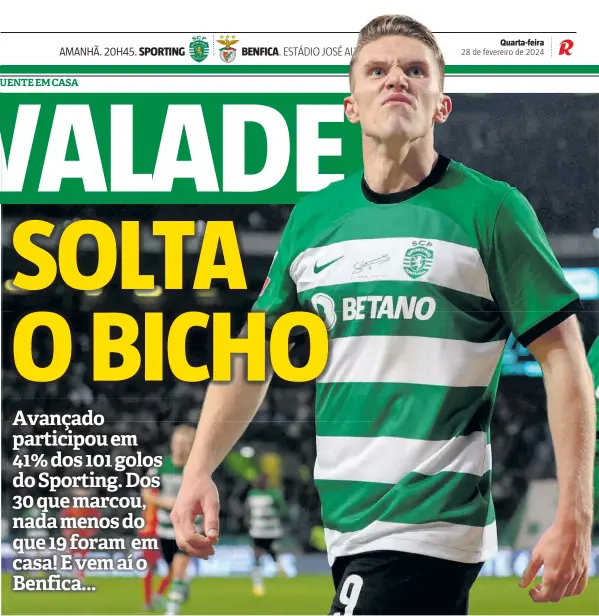 ALVALADE SOLTA O BICHO - PressReader