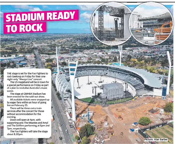 STADIUM READY TO ROCK - PressReader