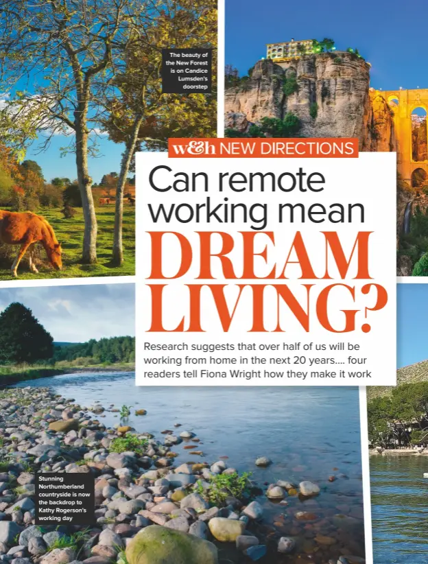 NEW DIRECTIONS: CAN REMOTE WORKING MEAN DREAM LIVING? - PressReader