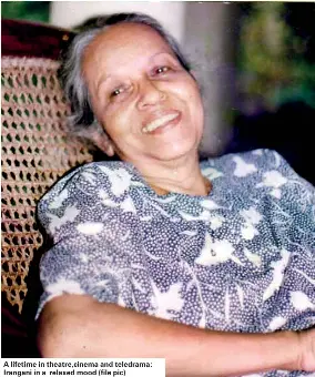 Irangani - the one and only - PressReader