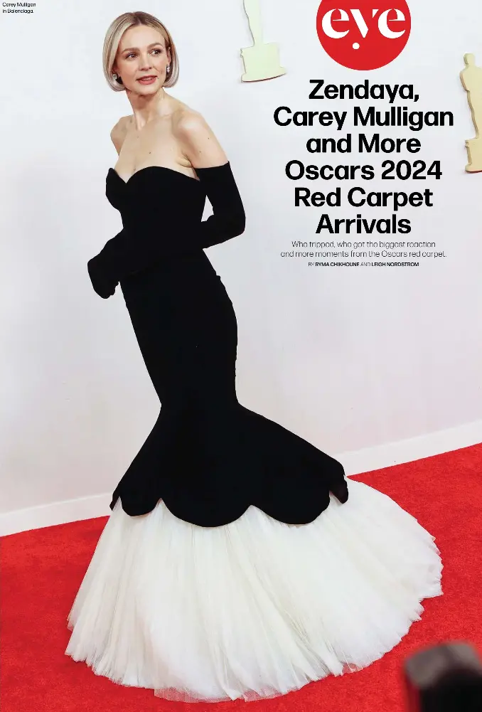 Zendaya, Carey Mulligan and More Oscars 2024 Red Carpet Arrivals - PressReader