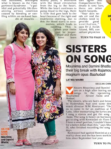 SISTERS ON SONG - PressReader