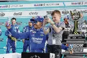 Larson takes Cup race at Homestead for 2nd win of weekend - PressReader