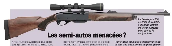 Les semi-autos menacées ? - PressReader