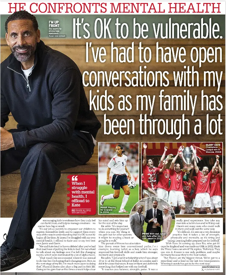 It’s OK to be vulnerable. I’ve had to have open conversati­ons with my ...