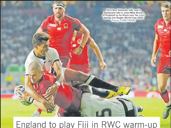 England to play Fiji in RWC warm-up - PressReader