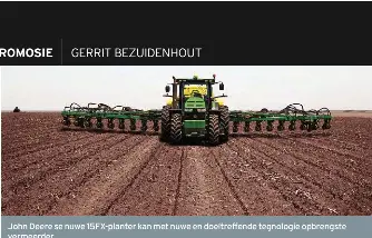 Plantoplos­sings gebou virAfrika-toestande - PressReader