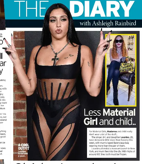 Less Material Girl and child.. - PressReader