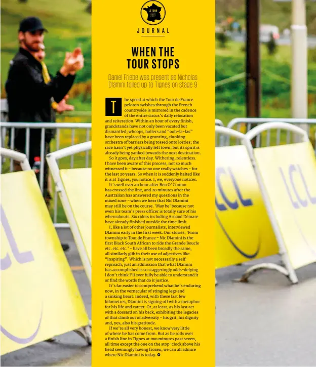 WHEN THE TOUR STOPS - PressReader