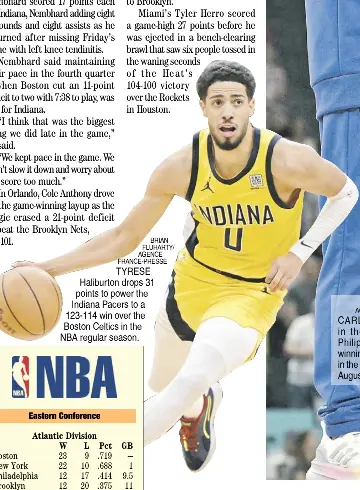 Haliburton leads Pacers’ revenge - PressReader