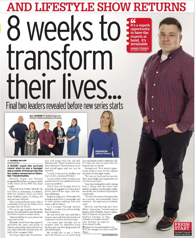 8 weeks to transform their lives... - PressReader