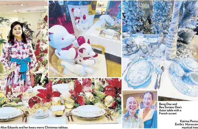 ANTON HUANG TELLS US IT'S CHRISTMAS WITH TREES AND TABLESCAPE­S - PressReader