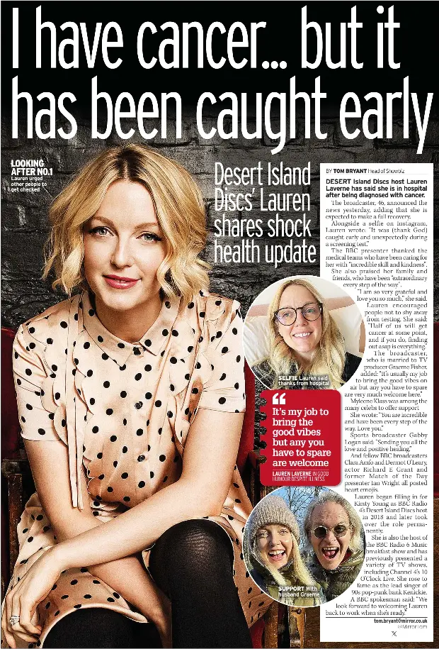 I have cancer... but it has been caught early - PressReader