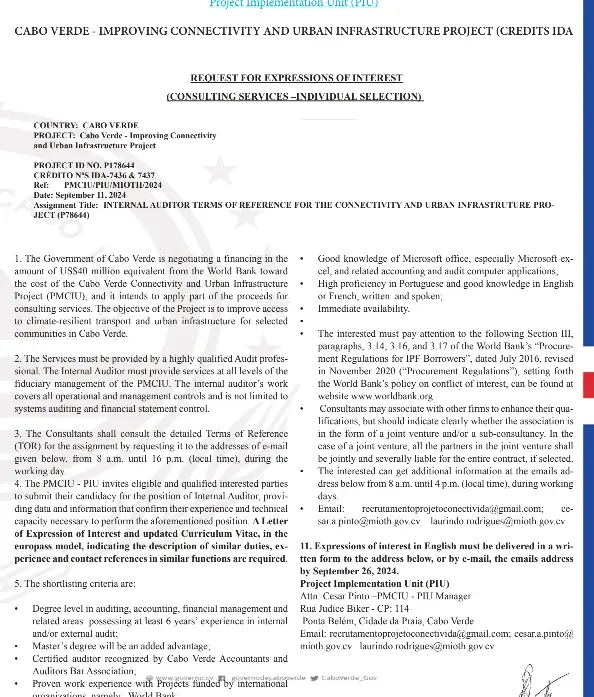 REQUEST FOR EXPRESSION­S OF INTEREST (CONSULTING SERVICES –INDIVIDUAL SELECTION) - PressReader