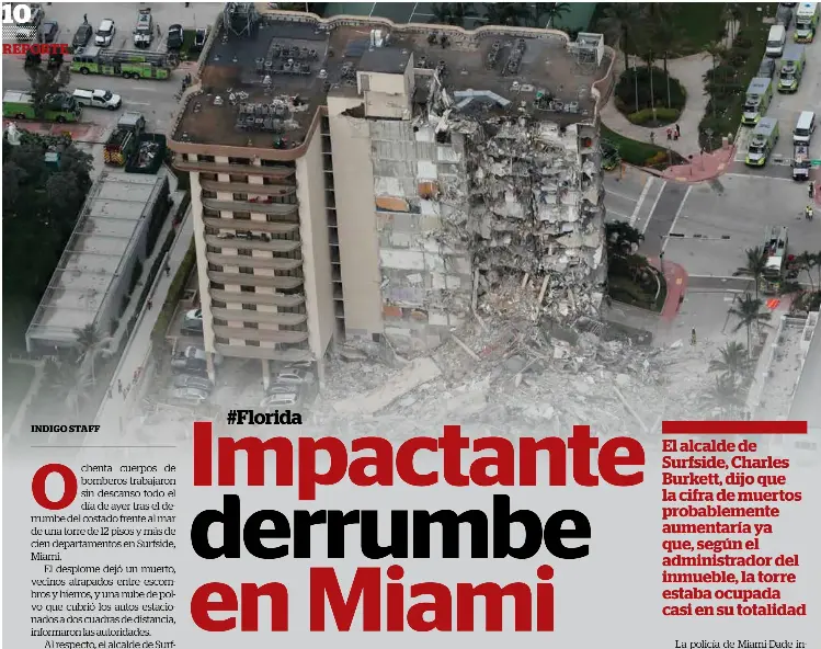 Impactante derrumbe en Miami - PressReader