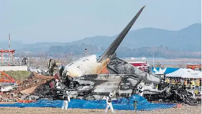 Jetliner skids off runway and bursts into fl ames while landing ...