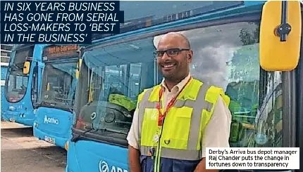 Driving force Raj reveals city bus depot’s remarkable route from the doldrums to success ...