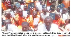 275 inmates baptised at Khami Prisons - PressReader