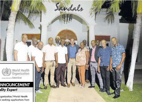 Sandals thanks red caps for their service to tourism industry - PressReader