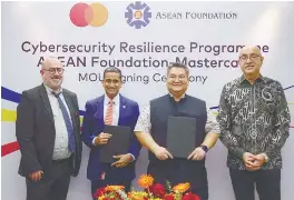 Mastercard, Asean Foundation team up to boost cybersecur­ity - PressReader