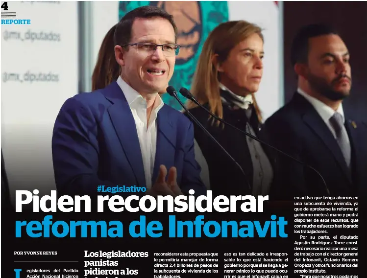 Piden reconsider­ar reforma de Infonavit - PressReader