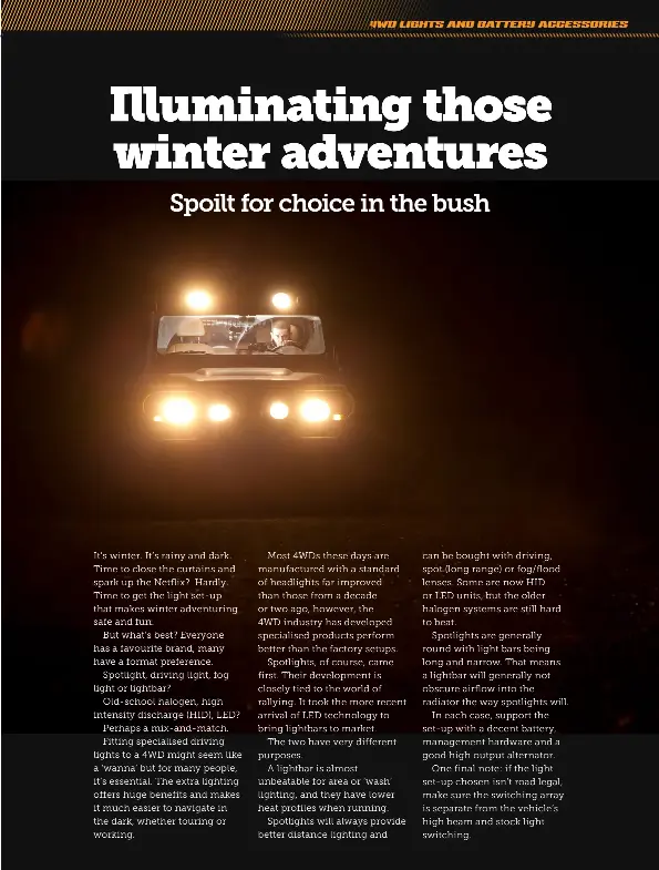 Illuminati­ng those winter adventures - PressReader