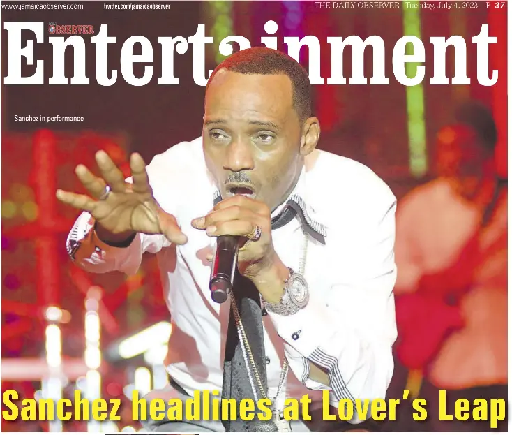 Sanchez headlines at Lover’s Leap - PressReader